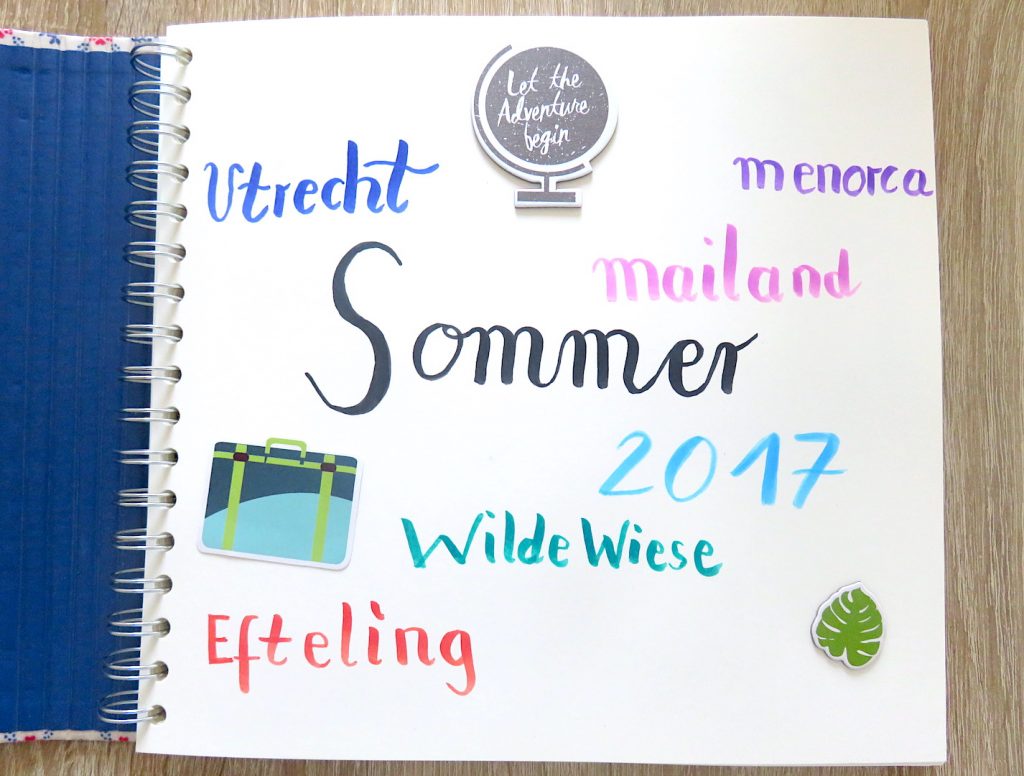 summer journal - Gestalte dein Fotoalbum - Bonbontüte